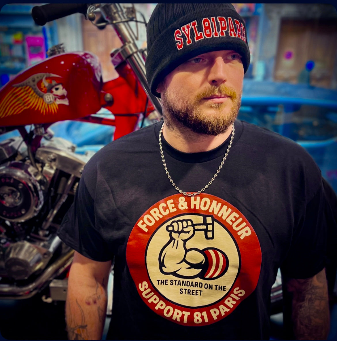 T-Shirt Force & Honneur – Hells Angels Paris