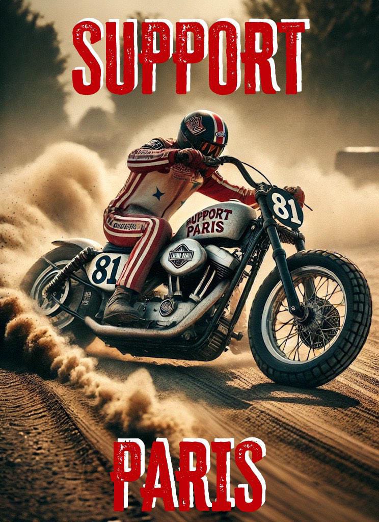 Plaque Support 81 Paris « Rallye » – Hells Angels Paris